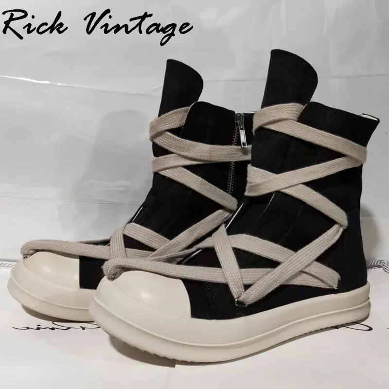 Rick-Vintage-Pentagram-High-Top-Sneakers-Men-Designer-Shoes-Unisex ...