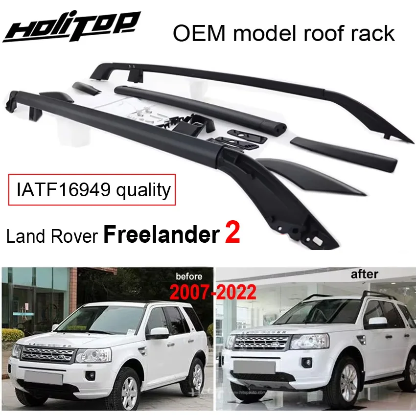 Thicken roof rack roof rail roof bar for Land Rover Freelander 2 2007 2024 Original model Guarantee excellent quality free drill AliExpress