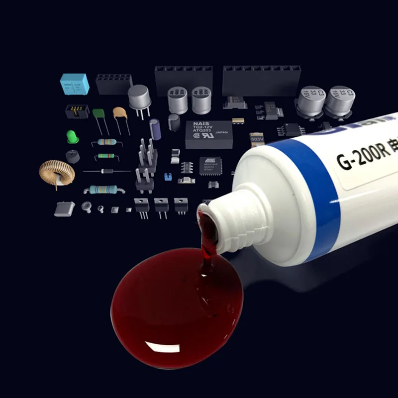 Quick-drying-electronic-red-glue-green-glue-transparent-thread-anti ...