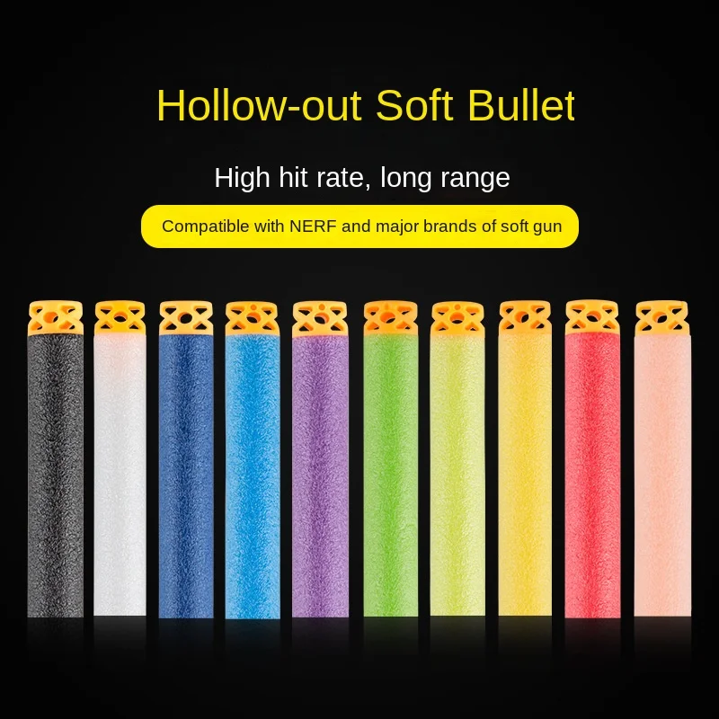 7-2cm-Hollow-EVA-Bullet-for-Foam-Dart-Toy-Gun-Elite-Soft-Bullet-Toy-Gun ...