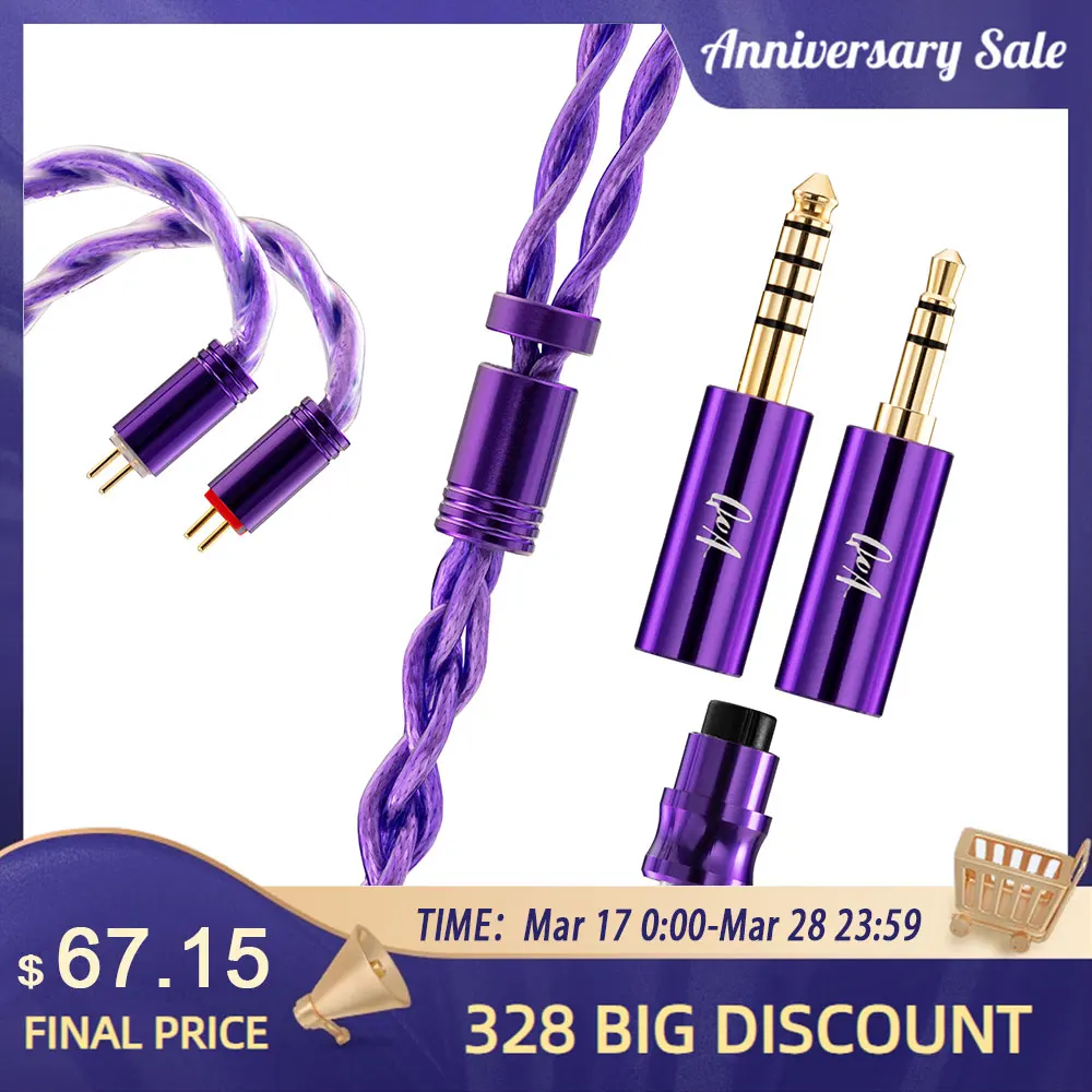 QoA-auriculares-de-Whisky-chapados-en-plata-Cable-de-actualizaci-n ...