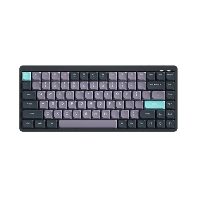 iBlancod Wireless Mechanical Keyboard 84 Keys 2.4G+BT5.0+Type-C 75% Low ...