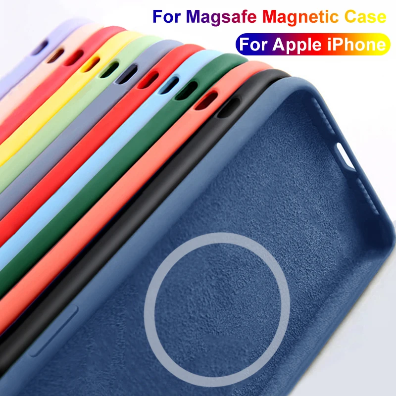 For-Magsafe-Original-Magnetic-Case-For-Apple-iPhone-15-13-12-11-14-Pro ...