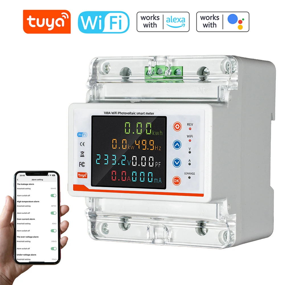 Tuya-WiFi-Smart-Circuit-Breaker-Bidirectional-Metering-Power-Meter ...