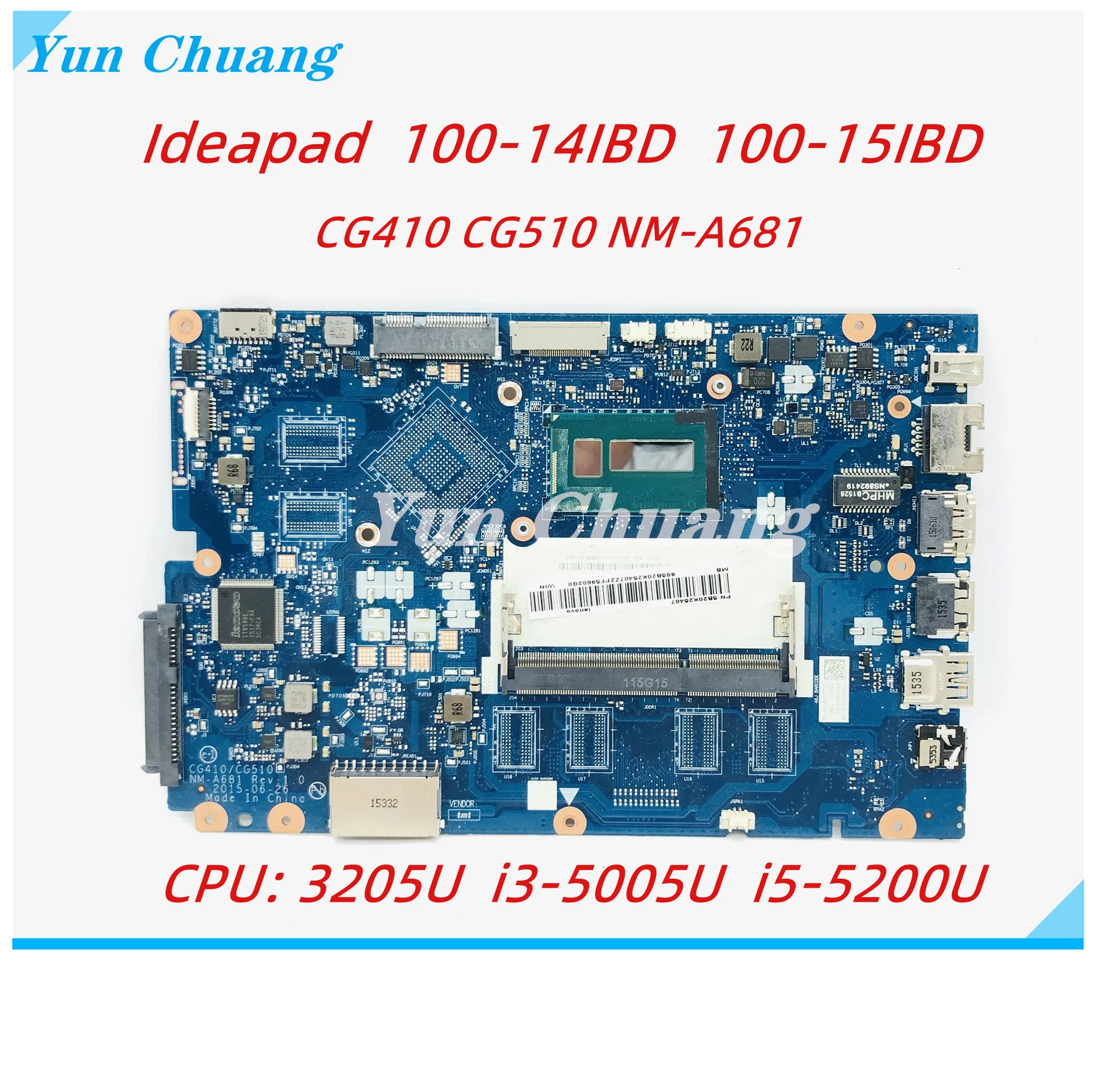 CG410-CG510-NM-A681-For-Lenovo-Ideapad-100-15IBD-100-14IBD-Laptop ...