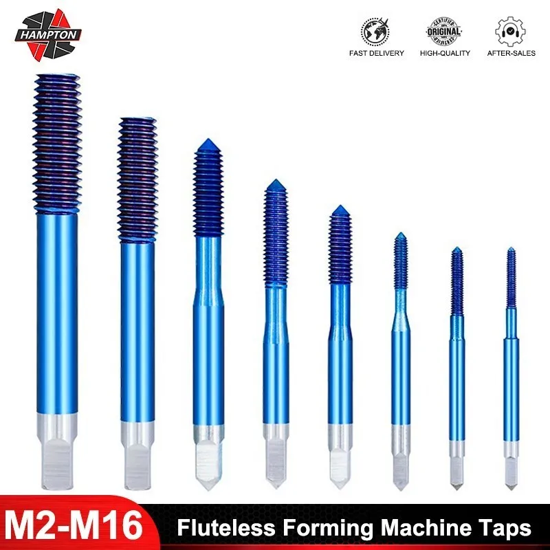 Hampton-Fluteless-Forming-Machine-Taps-M2-M12-Nano-Blue-Coated-Thread ...