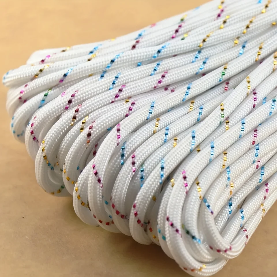 31m/100 Ft Reflective paracord, Bracelet Braided Rope, Handmade DIY ...