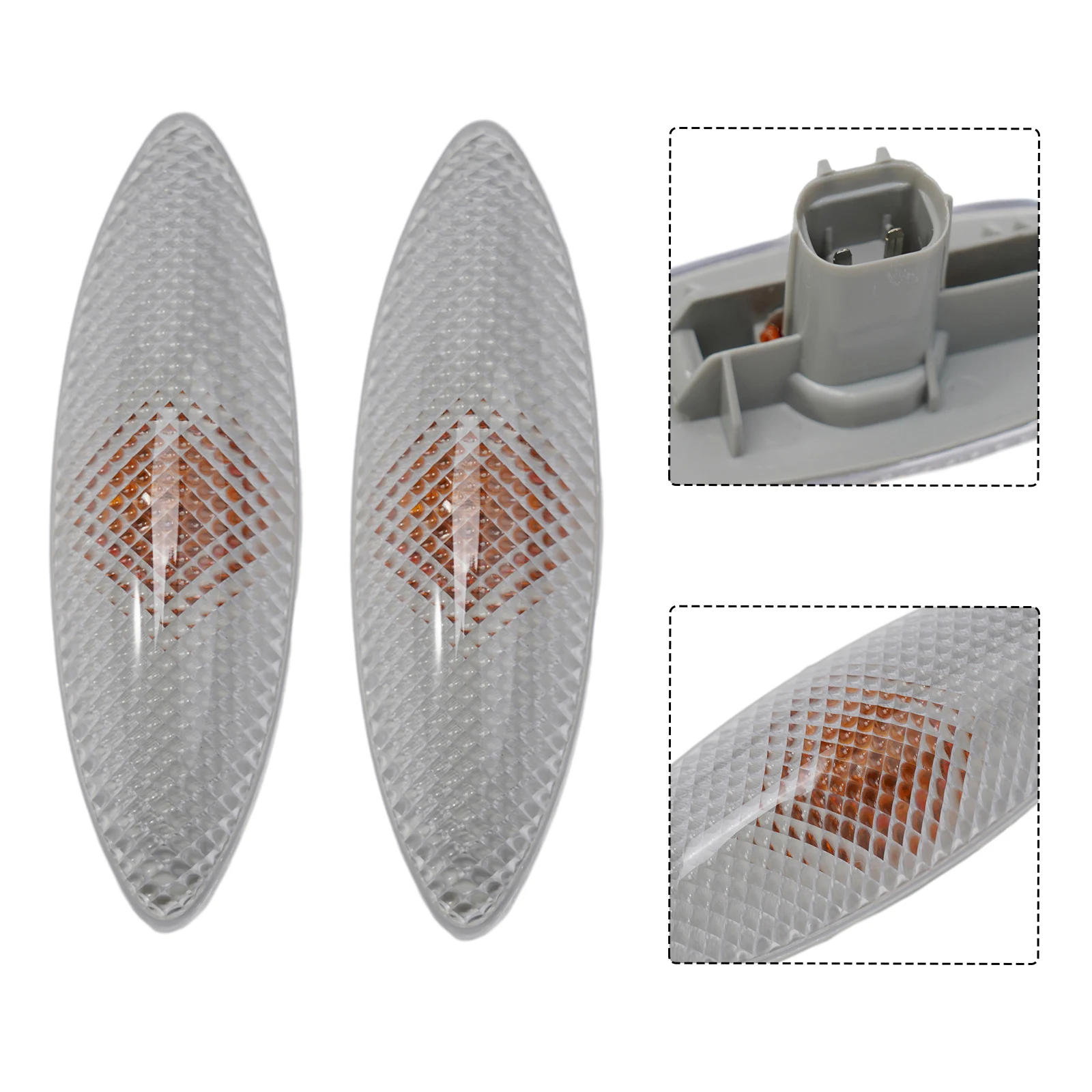 2pcs-LED-Car-Side-Fender-Turn-Signal-Light-Lamp-White-Color-For-TOYOTA ...