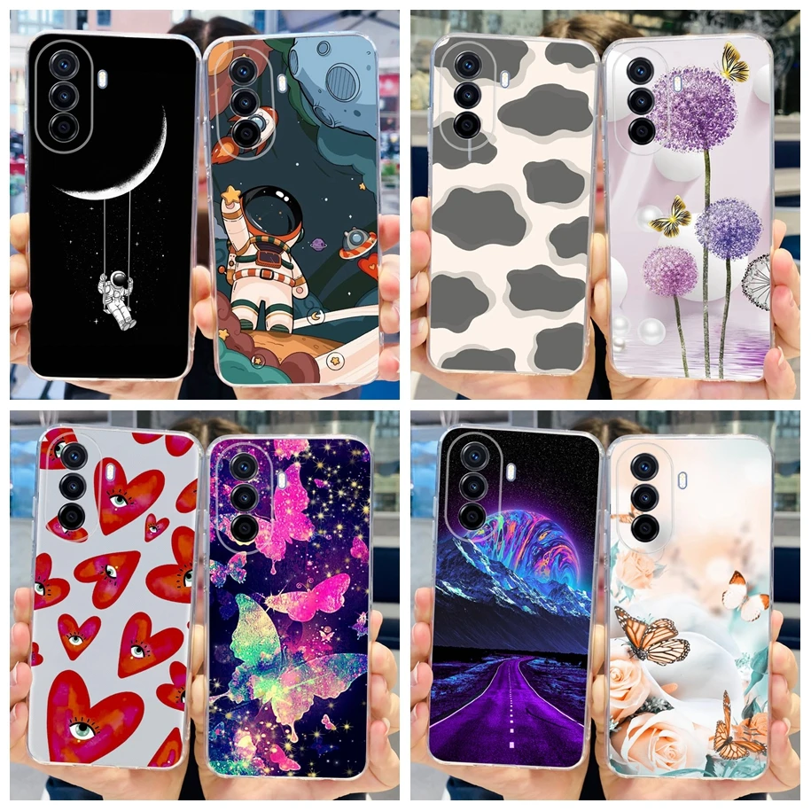 For-Huawei-Nova-Y70-Plus-Case-MGA-LX9-6-75-Back-Cover-Stylish-Astronaut ...