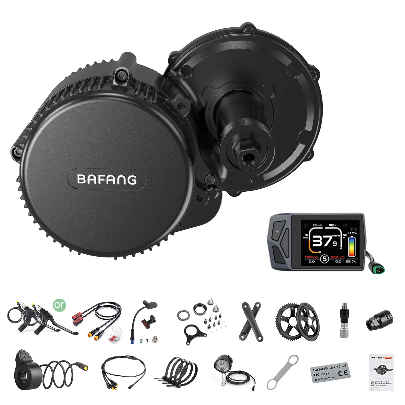 BAFANG 48V 250W moteur central-Kit d'entraînement central BBS01B ...