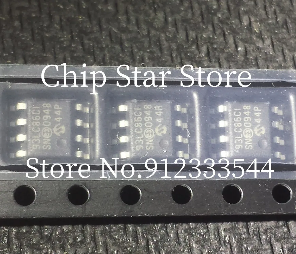 5 100pcs 93LC86C I/SN 93LC86CT I/SN 93LC86C SOIC8 EEPROM 100%New And ...