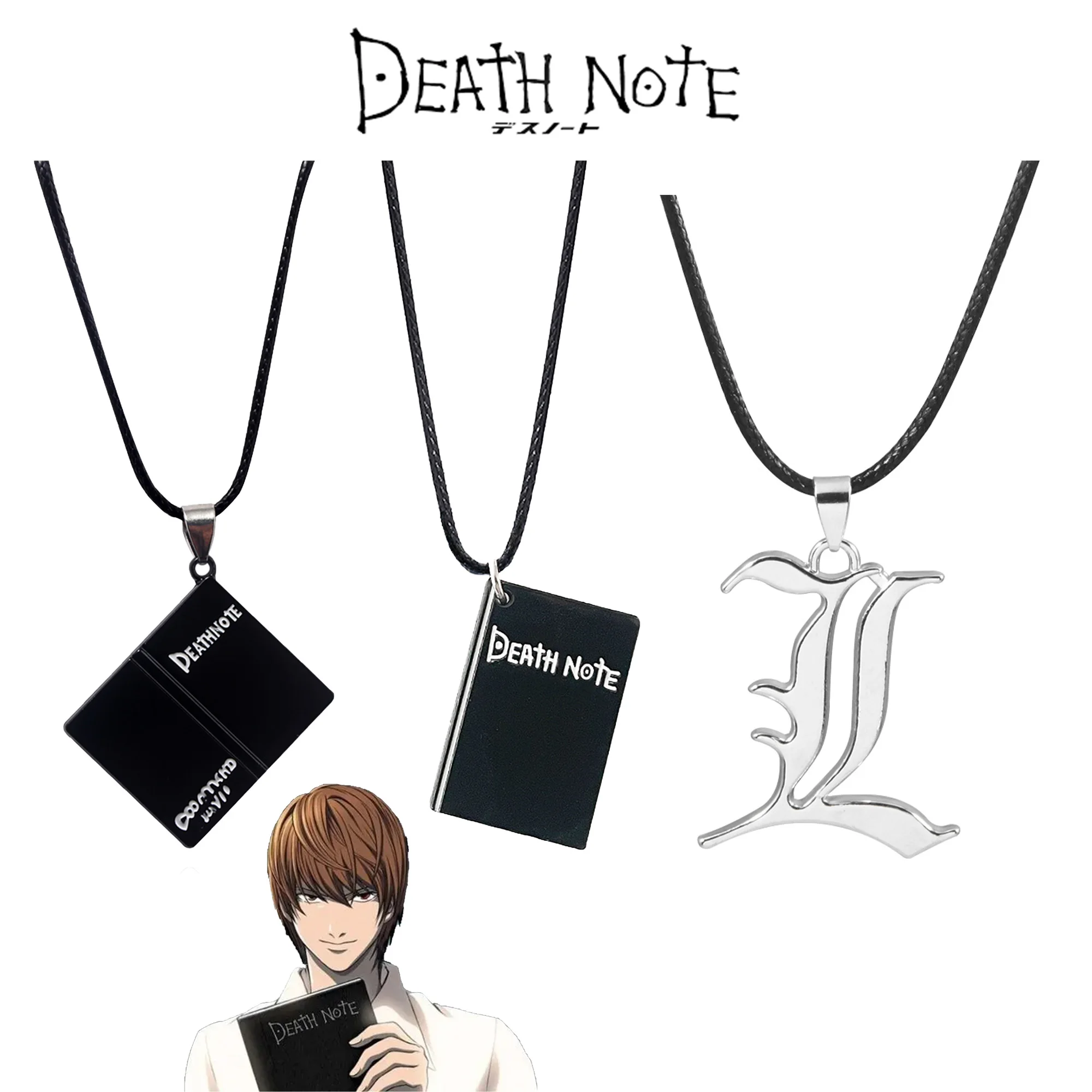 Anime-DEATH-NOTE-Necklace-Black-Notebook-Pendant-Cosplay-Unisex ...
