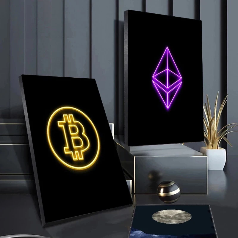 Bitcoin-and-Ethereum-ETH-BTC-Cryptocurrency-Exchange-Market-Office-Wall ...