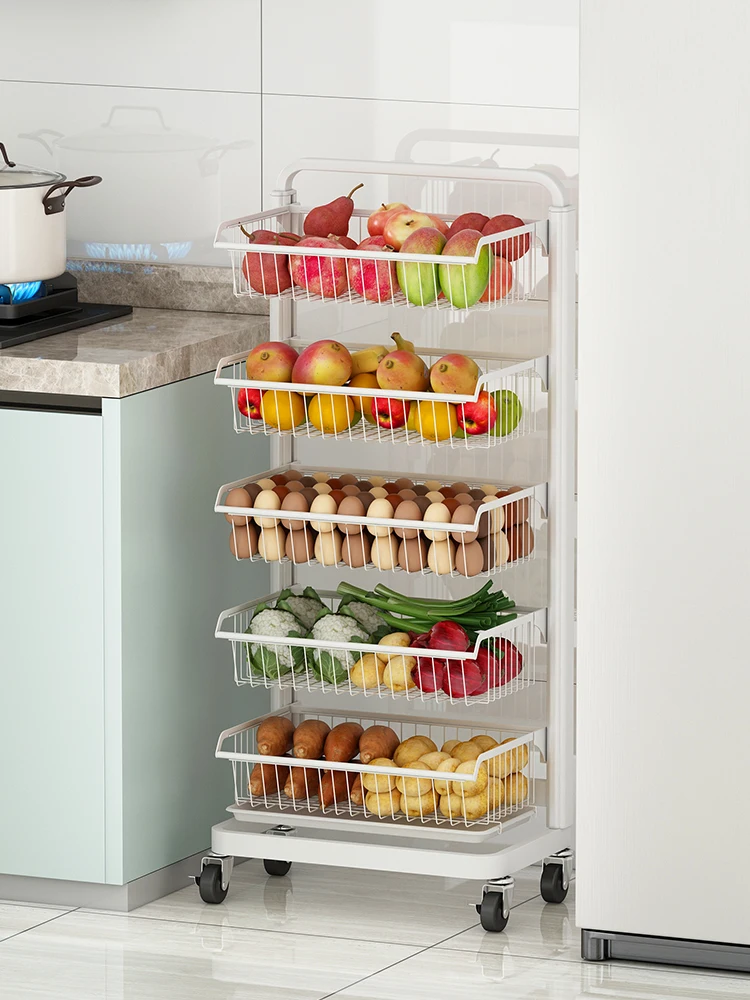 New-white-kitchen-vegetable-rack-floor-multi-storey-home-multi ...