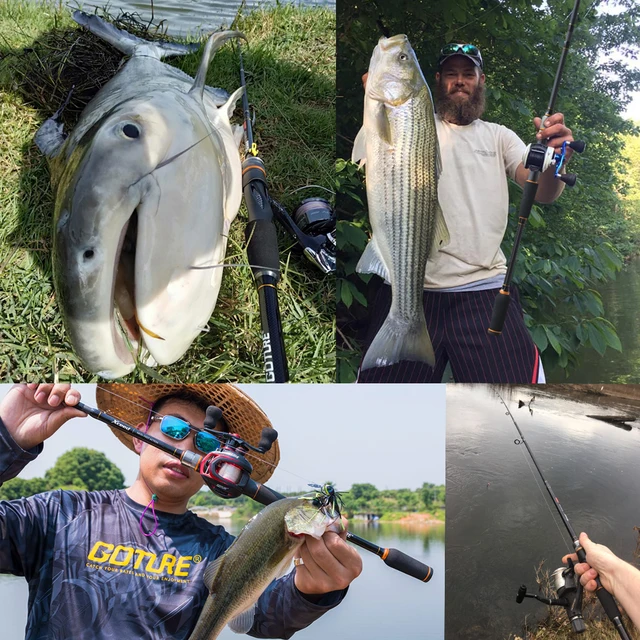 Goture Xceed II Casting Spinning Fishing Rod Japan Fuji Guide Ring 1.98 ...