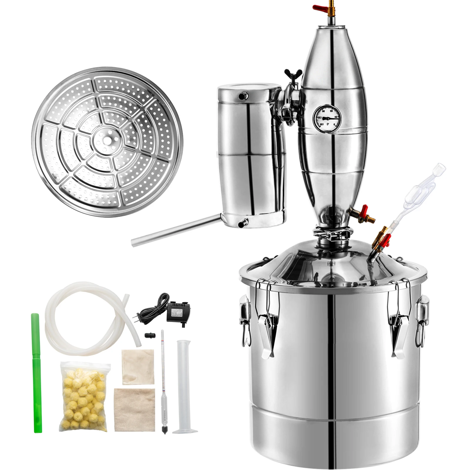 SucceBuy 20L-70L Alcohol Distiller Machine Beer Brewing Equipment DIY ...