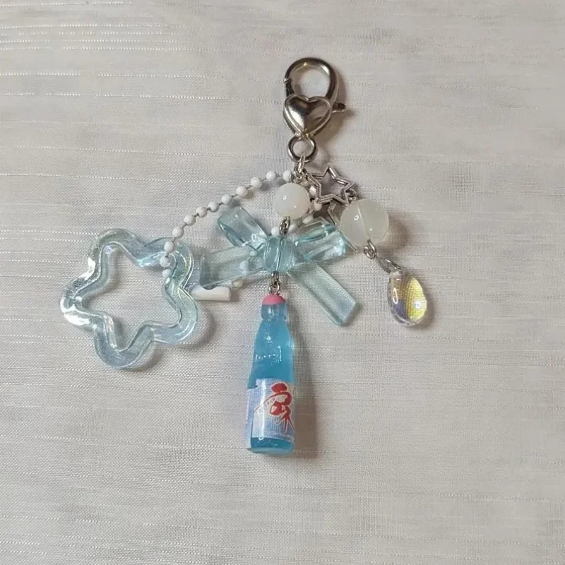 Ramune keychain / Beaded Jewelry / Cute jewelry charm bead / Ramune ...