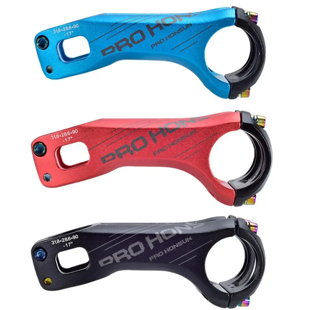 Mountain-Bike-Handlebar-Stem-17-Degrees-Aluminum-Alloy-70-90mm-Positive ...