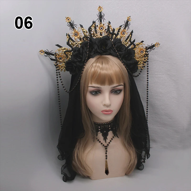 Gothic-Dark-Witch-Tiara-Crown-Diy-Handmade-Crown-Material-Exaggerated ...