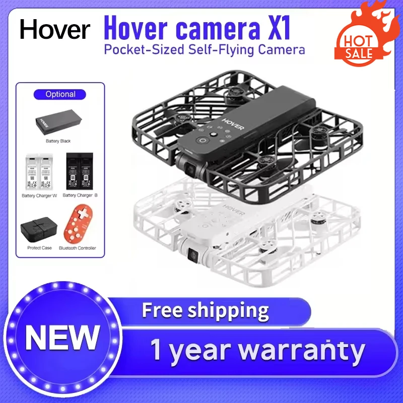 Hover-Camera-X1-Revolutionary-Flying-Camera-HOVERAir-X1-125g-Ultra-Light-Portable-Unlock ...