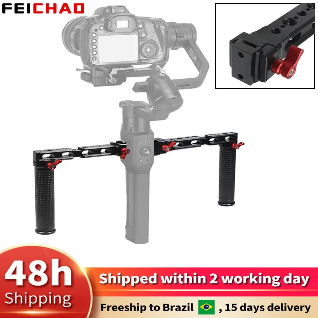 Dual Handle Grip Dji Ronin Stabilizer | Handle Grip Extension Ronin ...