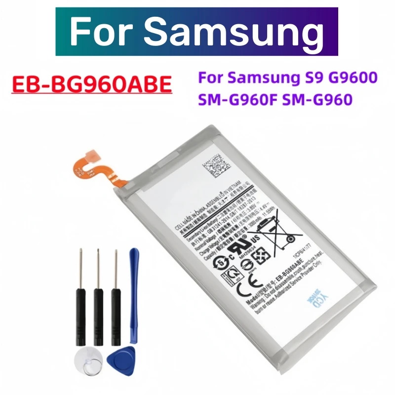 แบตเตอรี่ EB-BG960ABE สำหรับ Samsung GALAXY S9 G9600 G960F SM-G960 ...