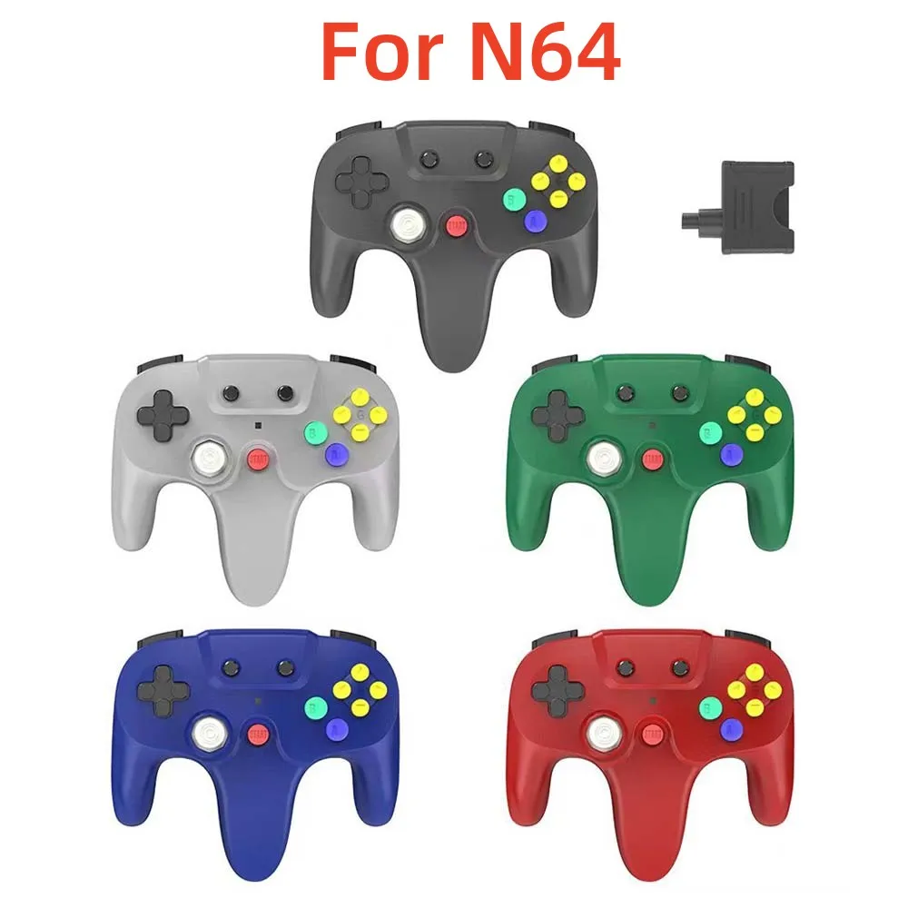 2-4G-Wireless-Gamepad-Game-Controller-For-N64-Game-Host-Wireless-Joypad-Gaming-Joystick-PC ...