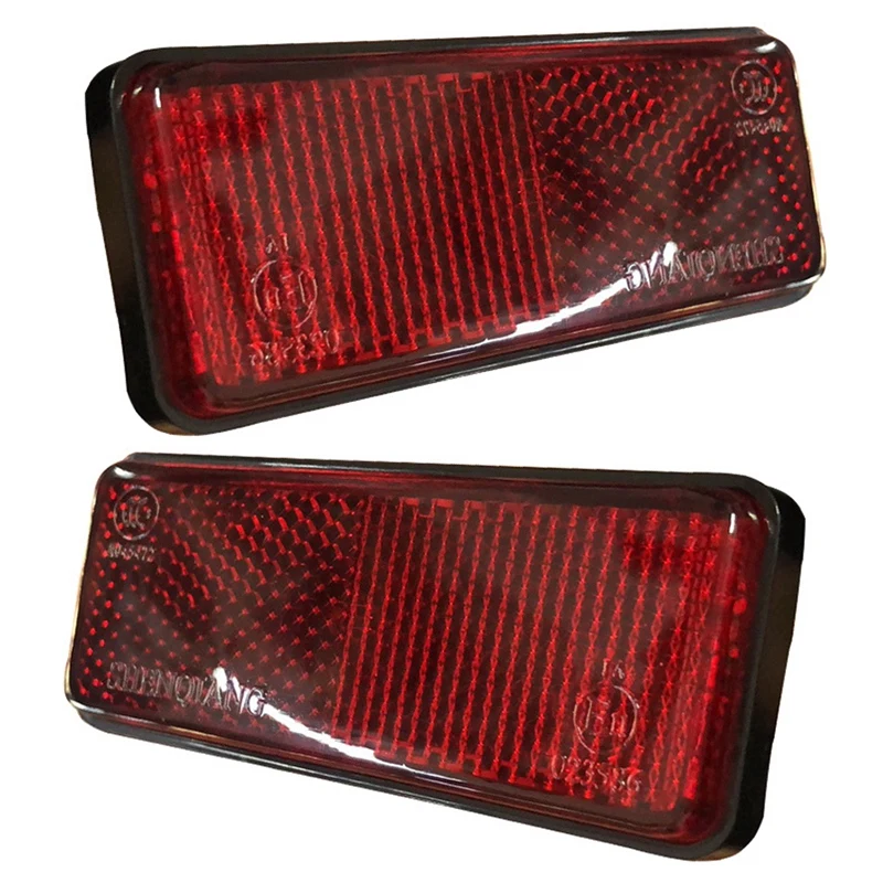 Oblong-Red-Reflectors-Camper-Trailer-Motorcycle-Rvs-Caravan-Automobile ...