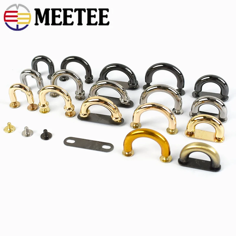 Meetee-5-10-20Pcs-Metal-Bag-Arch-Bridge-Buckle-D-Ring-Handbag-Strap ...