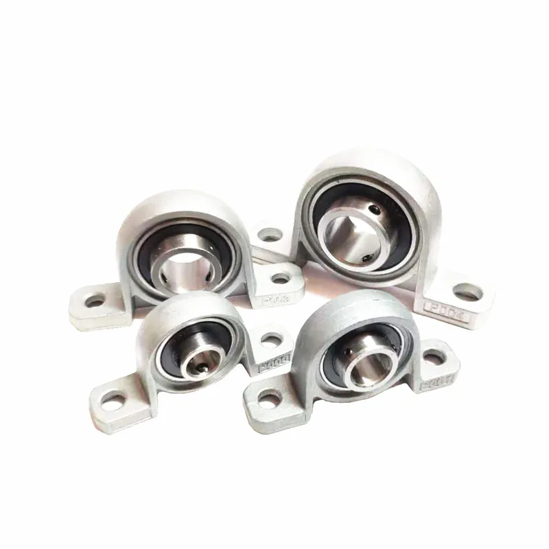 Bloque de almohada de rodamiento de bolas de calibre, soporte montado en aleación de Zinc, KP08 ...