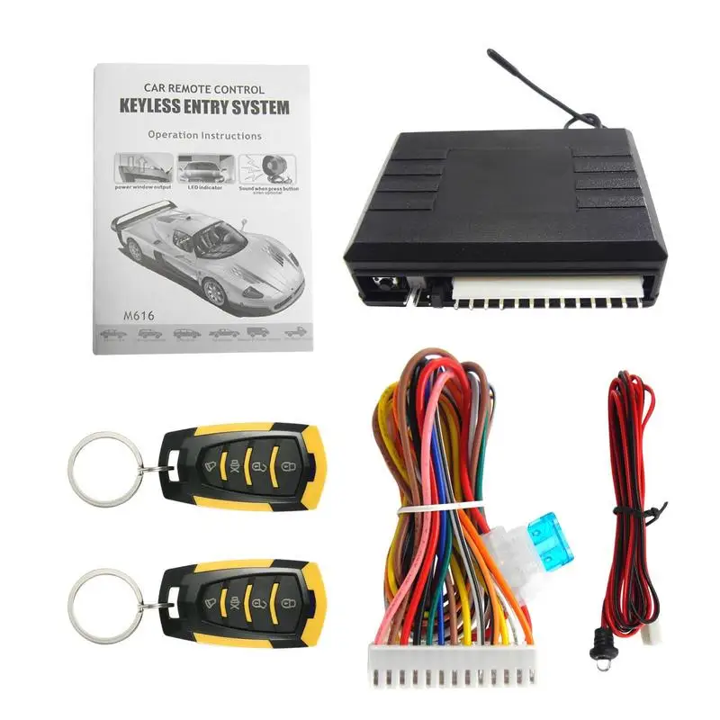 12V-Universal-Car-Auto-Remote-Central-Kit-Door-Lock-Locking-Vehicle ...