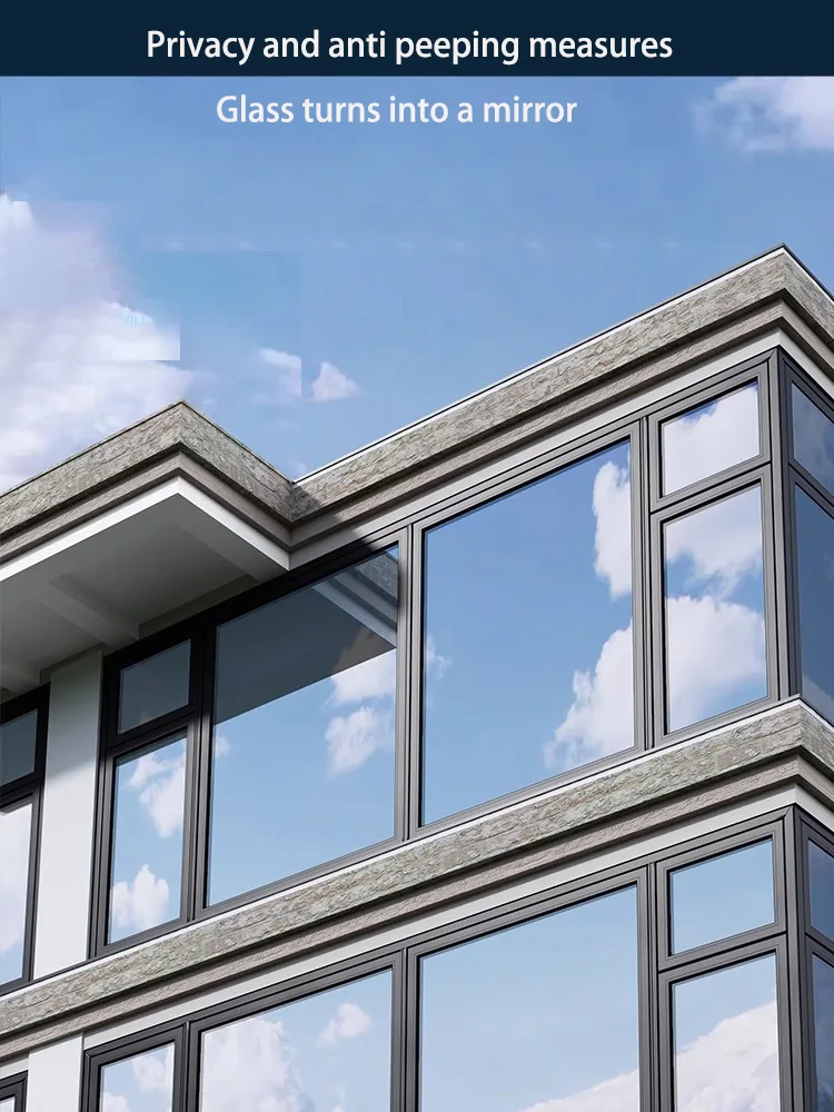 Single-window-film-self-adhesive-home-office-glass-reflective-mirror ...