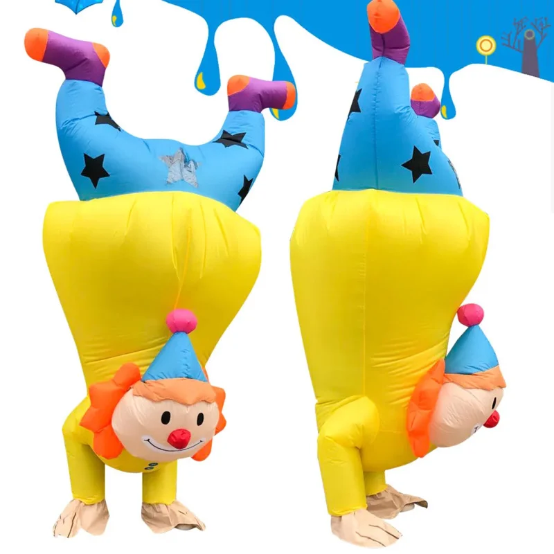 Handstand-Clown-Inflatable-Costume-Animal-Halloween-Costumes-For-Adult ...