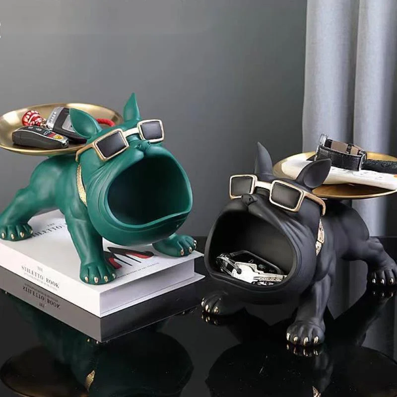 Big Mouth French Bulldog Butler Storage Box With Tray Nordic Style Dog ...