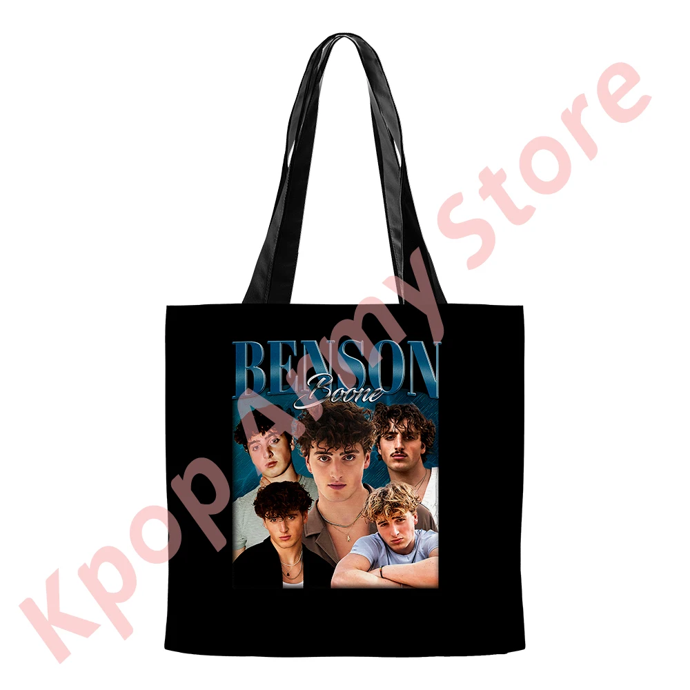 Benson-Boone-Merch-Shoulder-Canvas-Bag-New-Logo-Backpack-Women-Fashion ...
