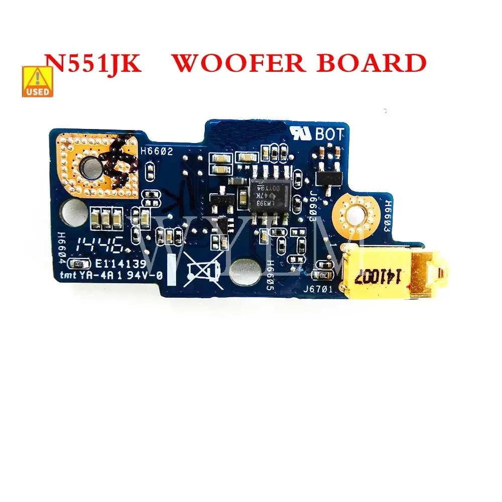 Used-N551JK-WOOFER-BOARD-For-Asus-N551J-N551JK-N551JM-N551JX-N551JW ...