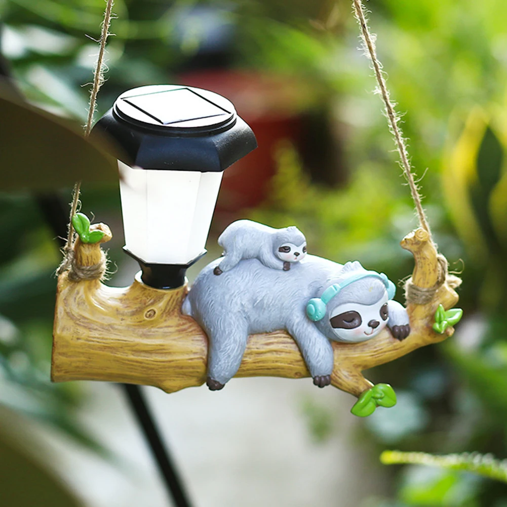 Sloth Solar LED Lamp Decorative Porch Lamp Waterproof - styloclubs.com