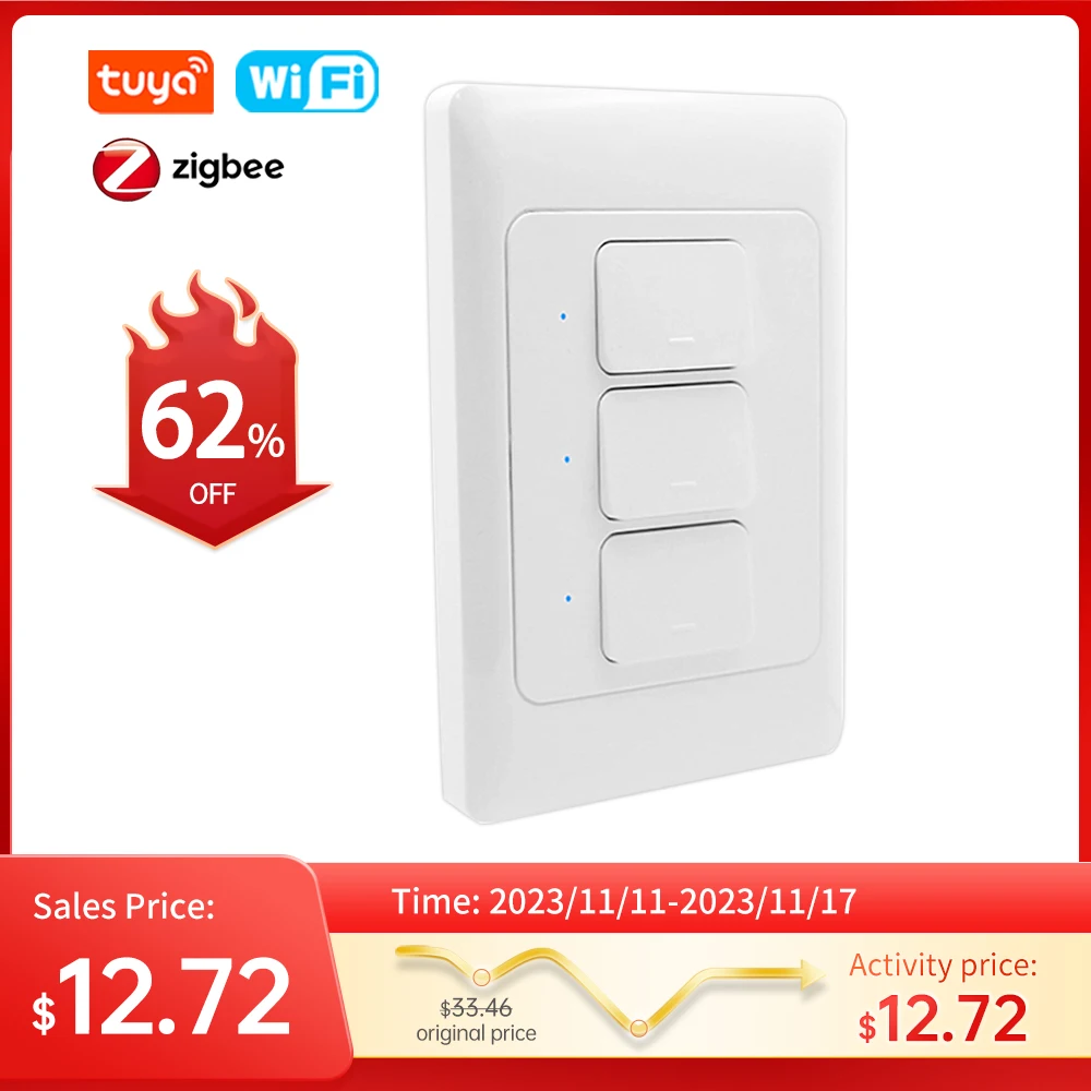 Smart-Tuya-WiFi-Zigbee-Wall-Push-Button-Switches-110-240V-NO-Neutral ...