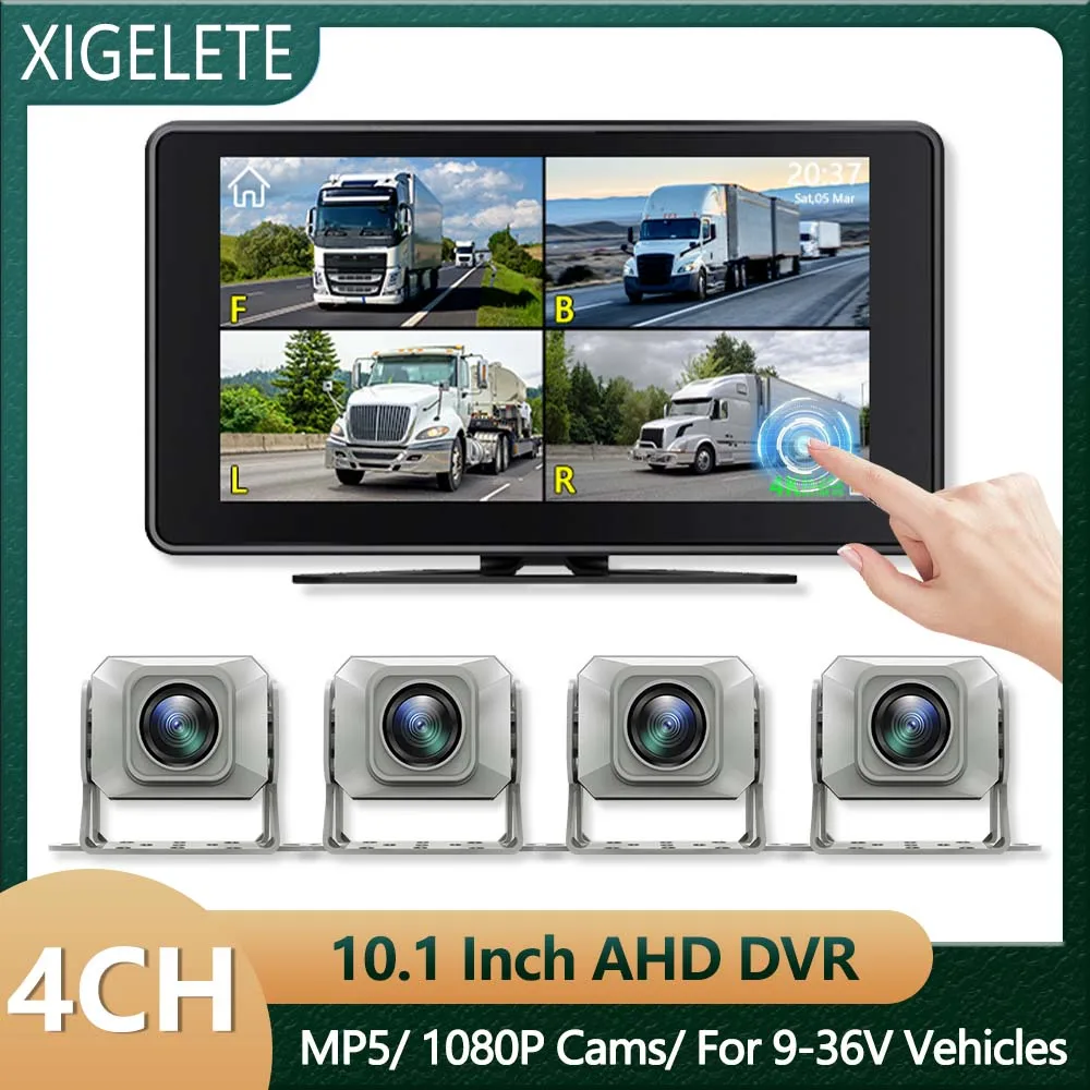 10-1-Inch-4CH-1080P-HD-Touch-Screen-Vehicle-DVR-System-AHD-Starlight ...