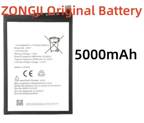 Batterie-5000mAh-BL-49FT-pour-Tecno-Camon-15-CD6-CD6j-CD7-KD6-SPARK-5 ...