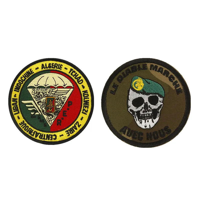 France-Foreign-Legion-Embroidery-Patches-2nd-Parachute-Regiment-Walk ...