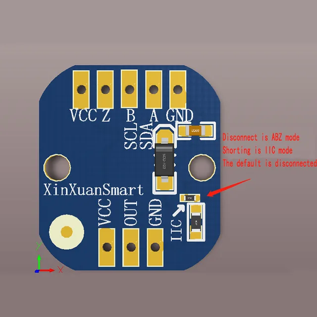 Magnetic Encoder Jual 1PCS MT6701 Module PWM/i2c Brushless Motor Encoder Replaces AS5600 Module ...