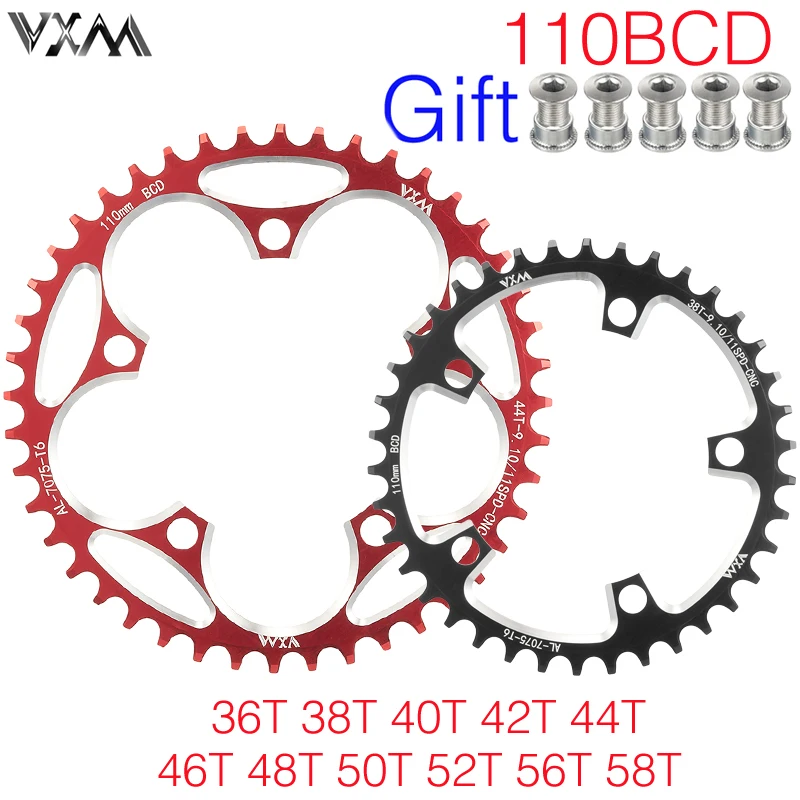 VXM Road Bike Narrow Wide Teeth Chainring 36T 38T 40T 50T58T Bike ...