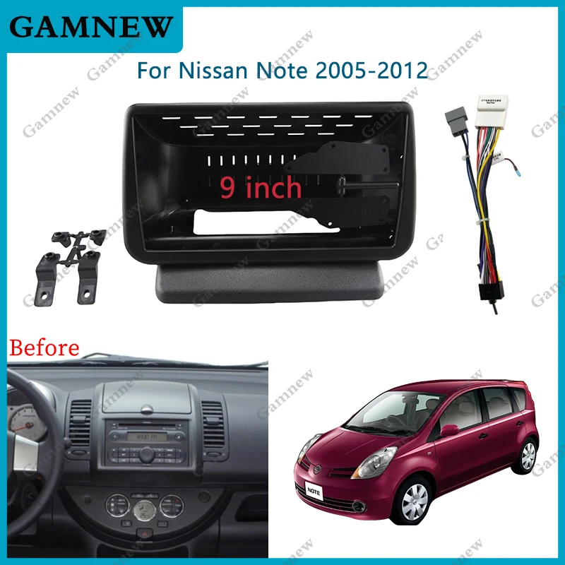 9-Inch-Car-Frame-Fascia-Adapter-Android-Radio-Audio-Dash-Fitting-Panel ...