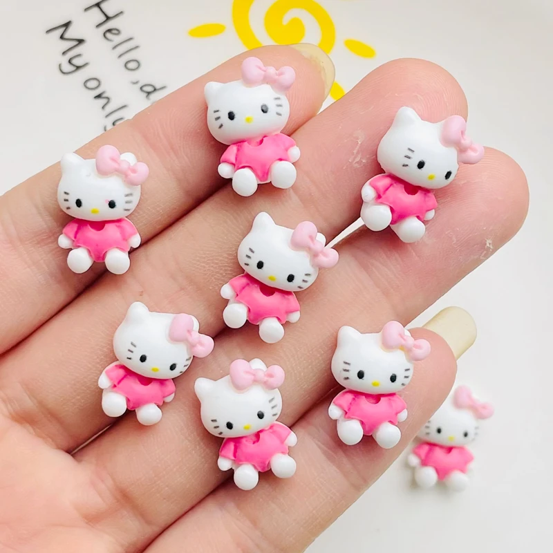 20-Pcs-New-Cute-Cartoon-Animal-Kitten-Resin-Cabochon-Scrapbooking-DIY ...