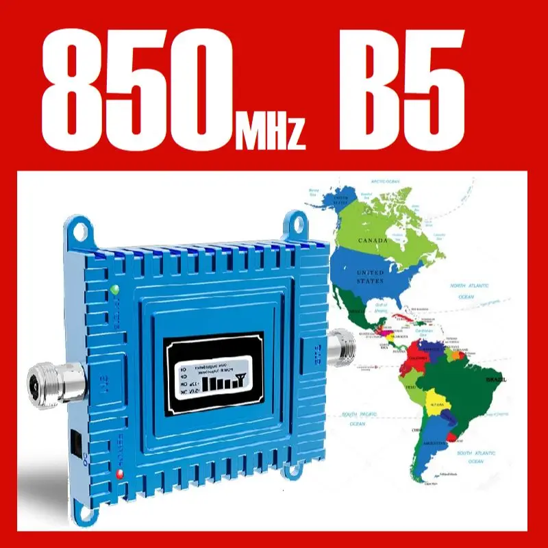 B5 Cellular Signal Repeater Internet Amplifier Booster 850 Band 5 Claro ...