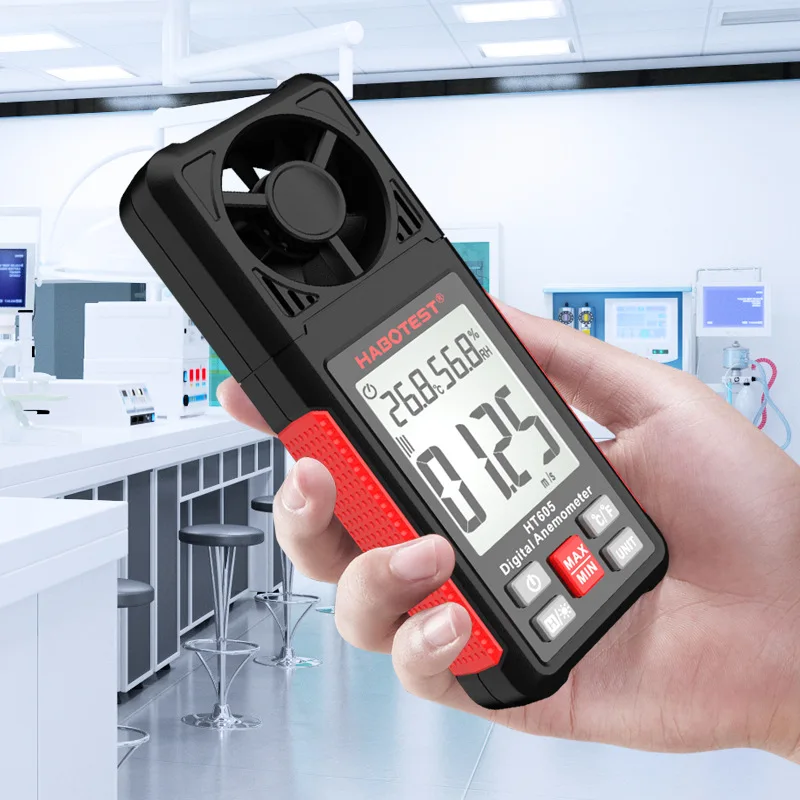 Handheld-Digital-Anemometer-Vane-Anemometer-Air-Volume-Tester-8-Leaf ...