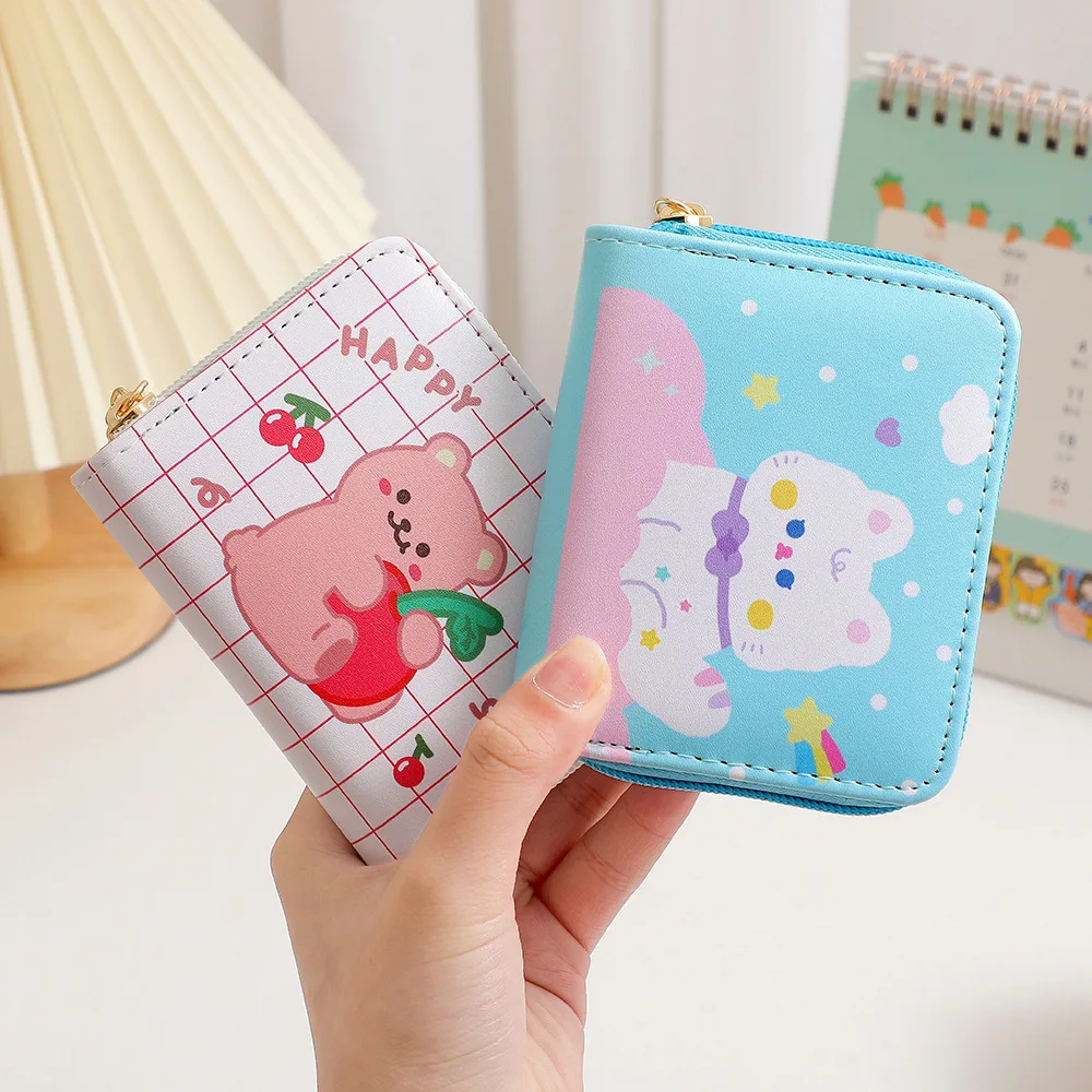 Women-Short-Cute-Wallet-Korean-Cartoon-Cute-Bear-Small-Mini-Coin-Wallet ...