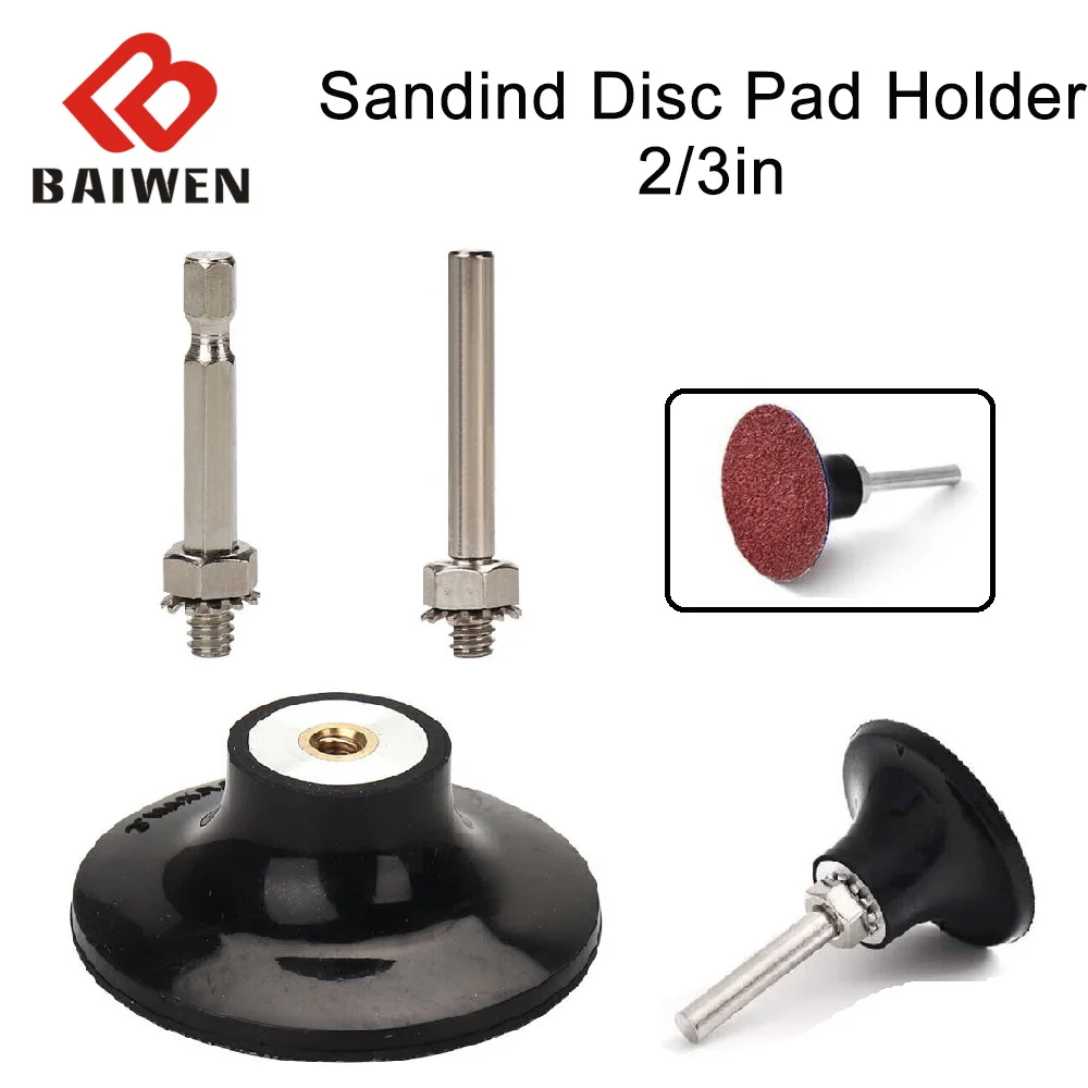 2-3-Roll-Lock-Sanding-Pad-Sanding-Disc-holder-Backing-Pad-1Pc-Abrasive ...