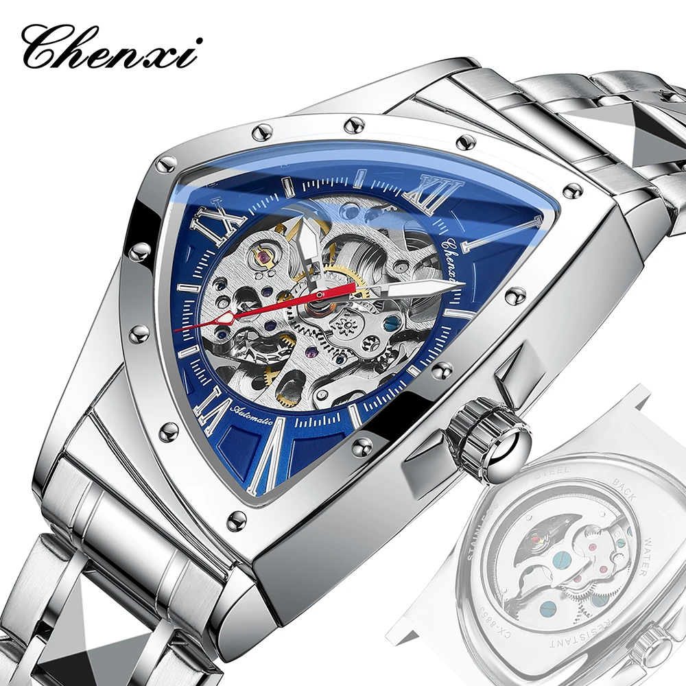 CHENXI New Mens Watch Automatic Movement Mechanical Wristwatches ...